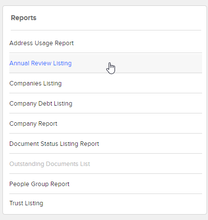 Annual Review Listing Report – CAS 360 New Zealand